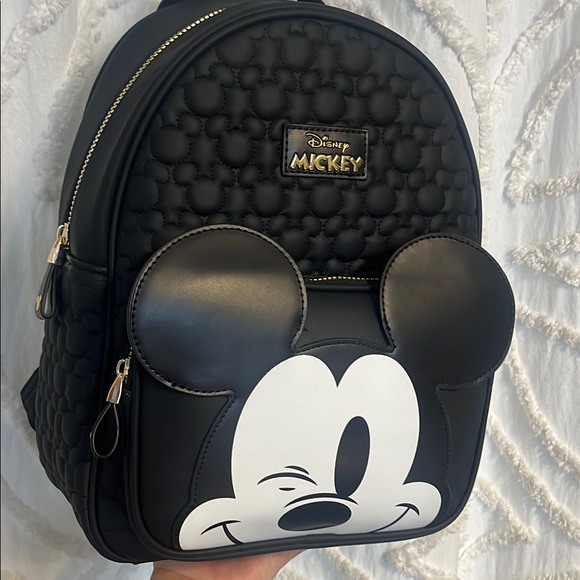 Disney | Bags | Disney Mickey Mouse Black Backpack New Collection From ...